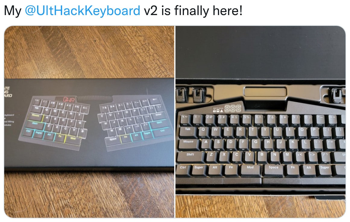First Uhk 60 V2 Batches Delivered Ultimate Hacking Keyboard